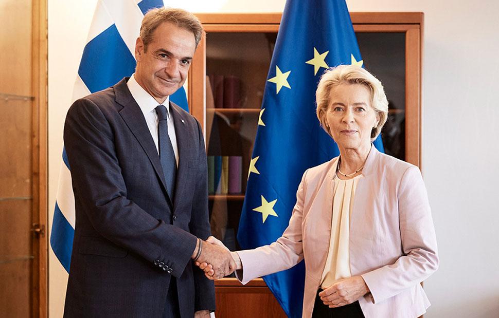 Φον ντερ Λάιεν σε Μητσοτάκη: Βοήθεια 2,25 δισ. ευρώ στην Ελλάδα - Η ...